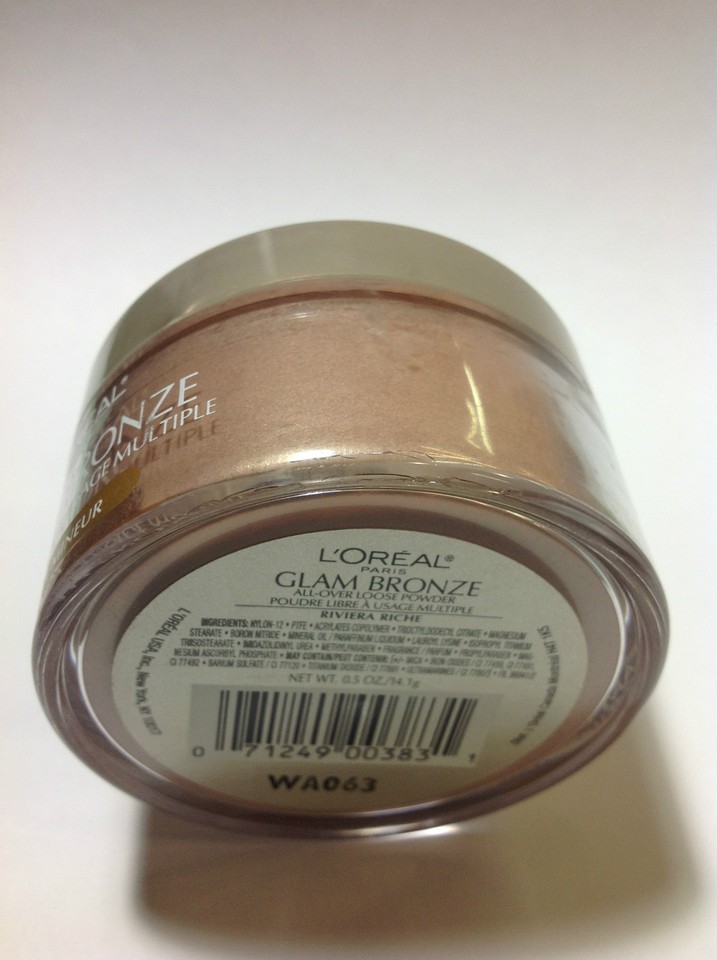 L'OREAL GLAM BRONZE ALL OVER LOOSE POWDER HIGHLIGHTER ( Riviera Riche ...