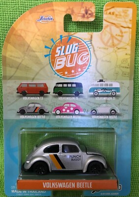 NEW - Punch Buggy / Slug Bug Volkswagen Beetle Silver, 1:64 Jada | eBay
