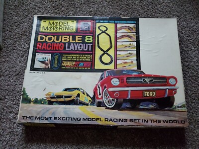 Aurora Original Model Motoring Double 8 Racing Layout 1965 Thunderjet ...