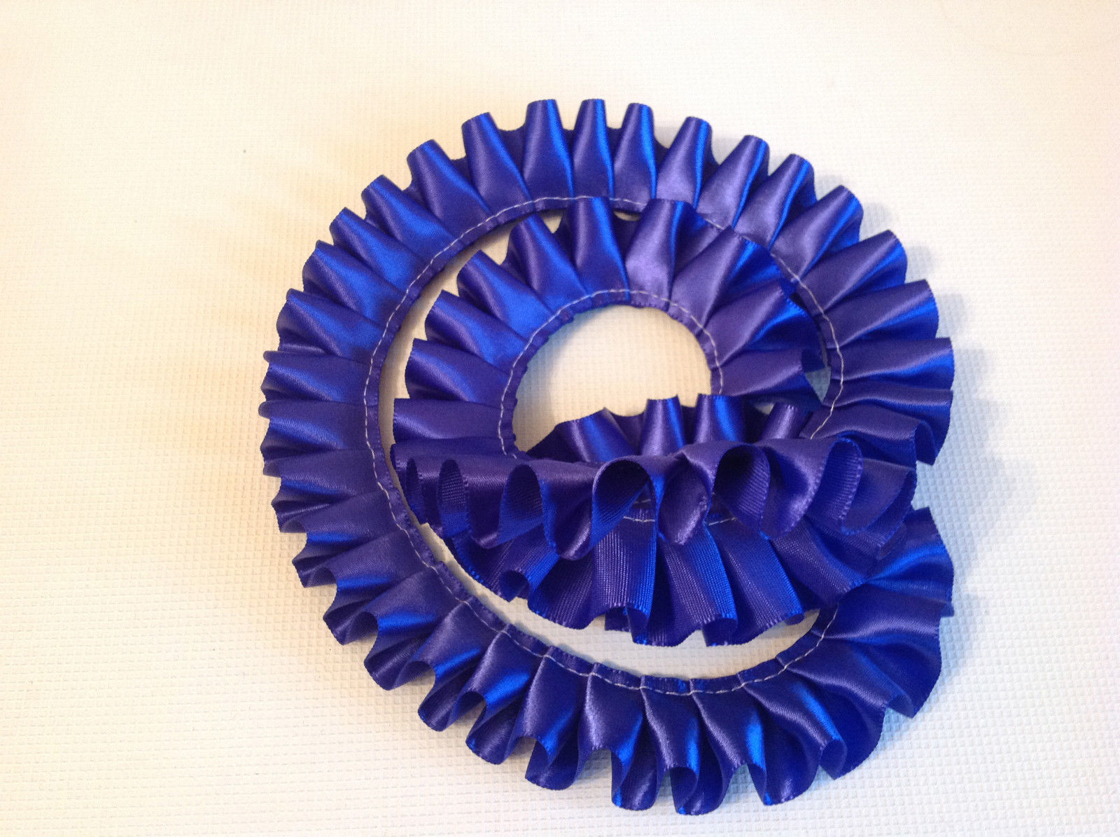 25mm box pleated ribbon many colours for rosettes or crafts | eBay