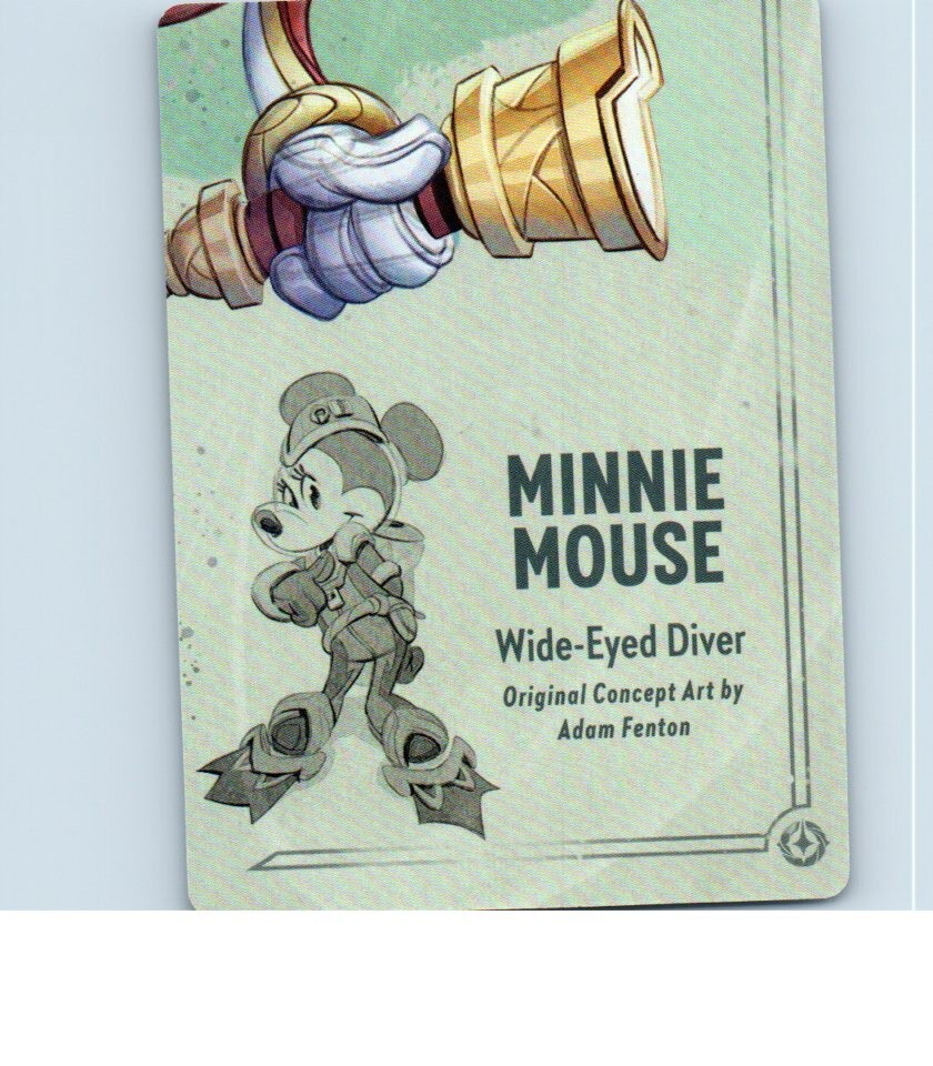 Minnie Mouse Wide Eyed Diver Piece Common Disney Lorcana Trading Card ...