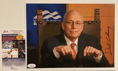 DICK CHENEY SIGNED 8.5x11 PHOTO VICE PRESIDENT AUTOGRAPHED JSA COA | eBay