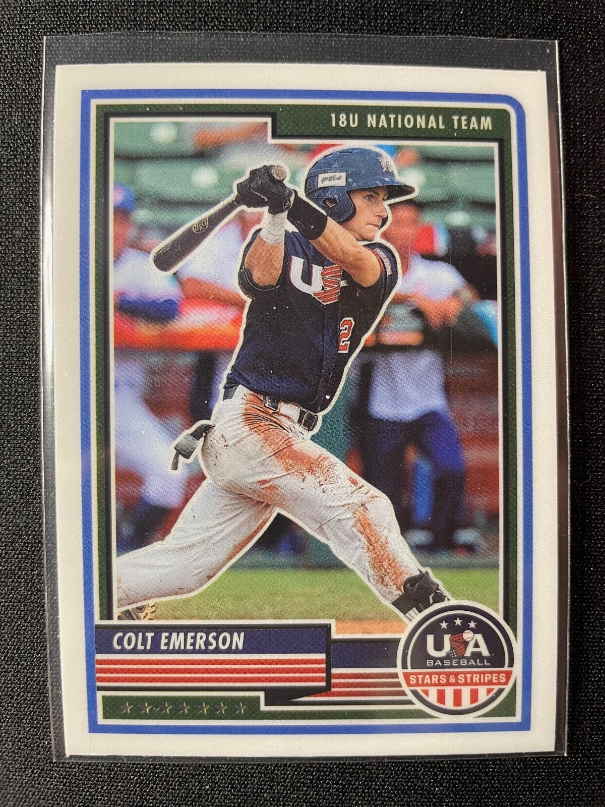 2023 Panini USA Baseball Stars & Stripes - #48 Colt Emerson (RC) for ...