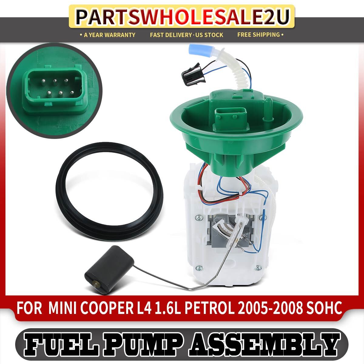 Fuel Pump Assembly for Mini Cooper 2005 2006 2007 2008 1.6L Petrol ...