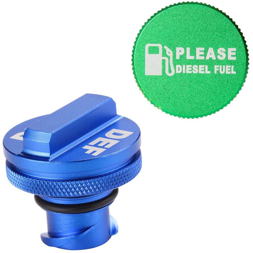 Magnetic Diesel Fuel Cap＋DEF Cap Accessory For Dodge RAM Truck 1500 ...