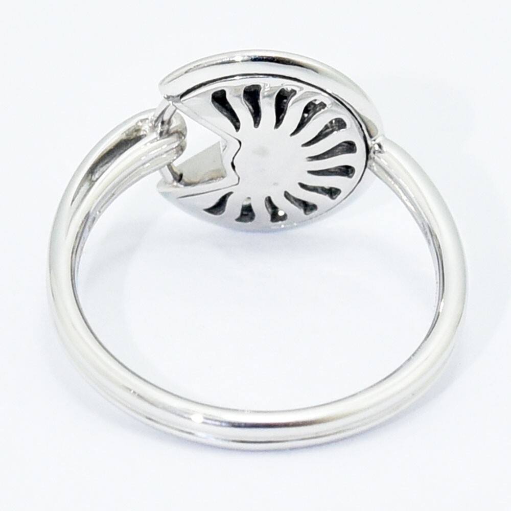 Cartier Amulet de Cartier Diamond Ring 18k WG White Gold 53 Cartier Amulet de Cartier Diamond Ring 18k WG White Gold 53