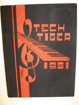 1951 Tech Tiger, Technical High School, Springfield, Massachusetts ...