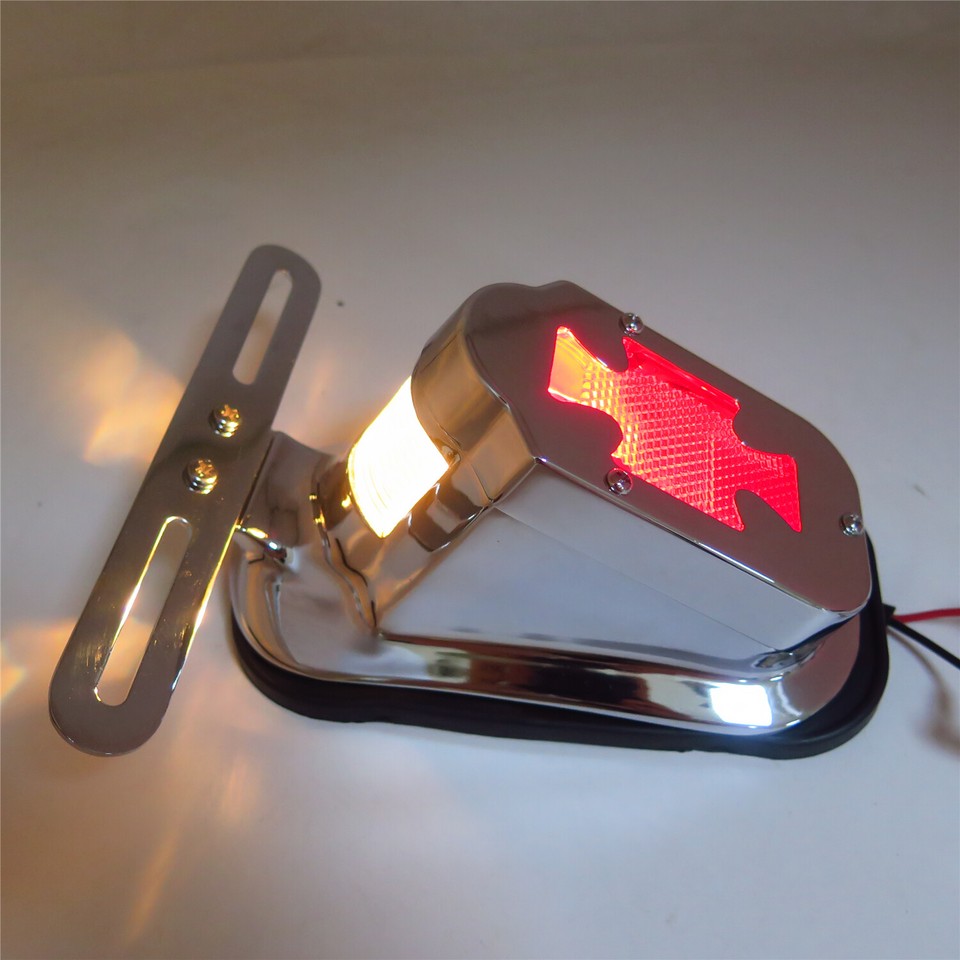 Maltese Cross Tail Light for Harley Tail Light Metal Cross Brake Light ...