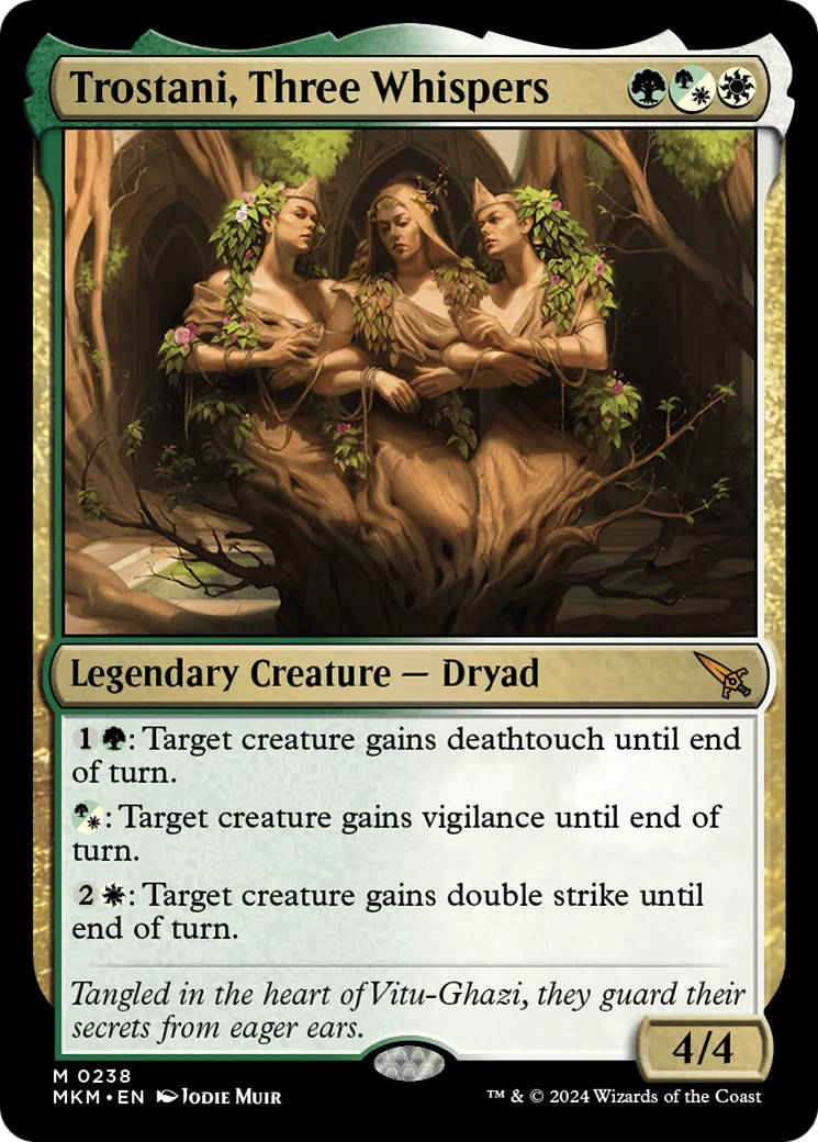 Trostani, Three Whispers Murders at Karlov Manor PLD Mythic Rare CARD ...