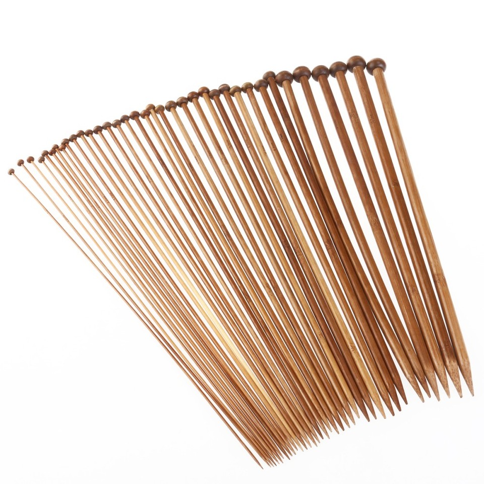 Useful Practical Portable Single Knitting Needle Assortment Needles Kit ...