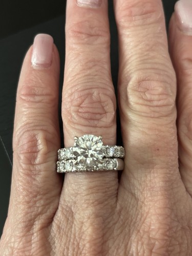 5 1/2 Ct Bridal Wedding Set, 3 Ct Center Stone | eBay