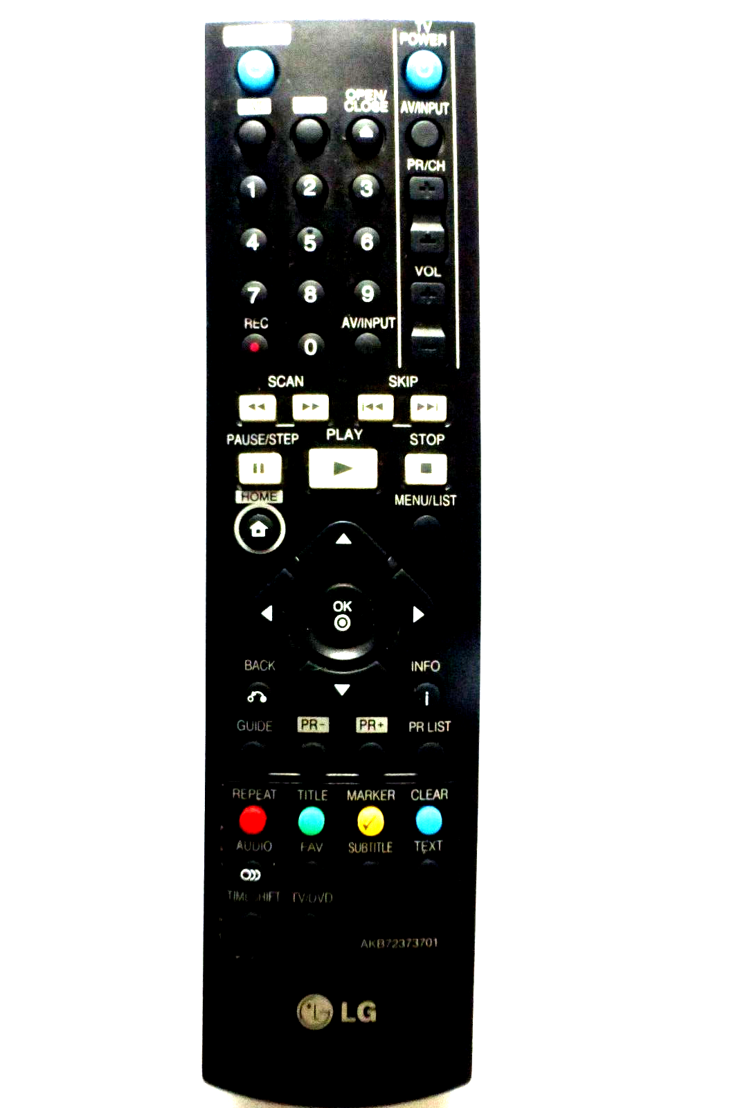 Genuine Original LG AKB72373701 DVD HDD Recorder Remote Control Rht497h ...