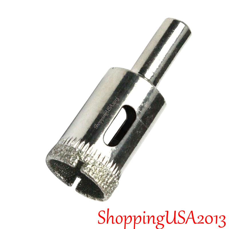 10 Pcs 3-32mm Diamond Drill Bits Set Hole Saw Cutter Tool Glass Marble ...