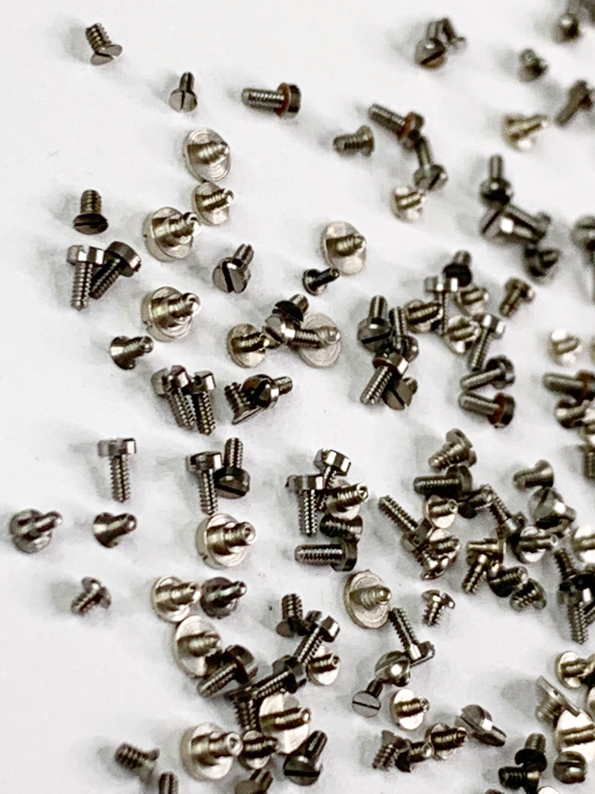 100 Watch Screws Tiny Steampunk Altered Art Parts Watchmaker Lot Repair ...
