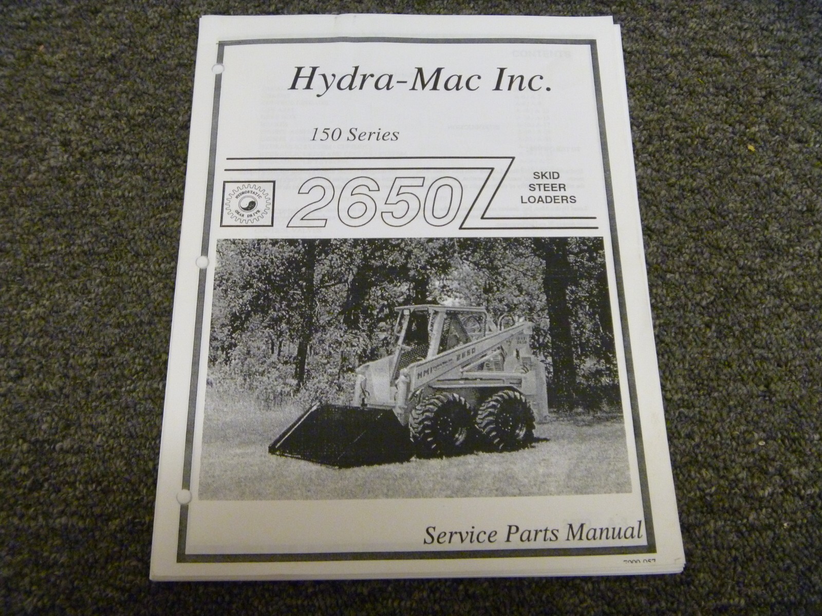 Hydra-Mac 2650 150 Series Skid Steer Loader Parts Catalog Manual | eBay