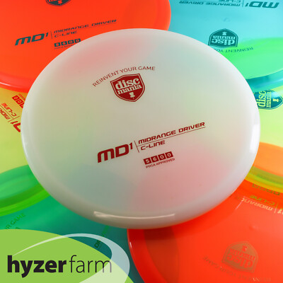 Discmania NEW C-LINE MD1 *pick color & weight* Hyzer Farm midrange disc ...