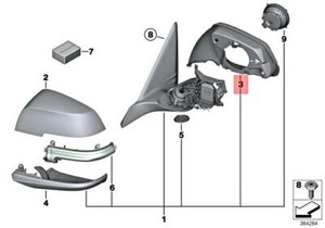 Genuine BMW Hybrid M2 F20 F21 F22 Supporting Ring Bright-Black Left ...