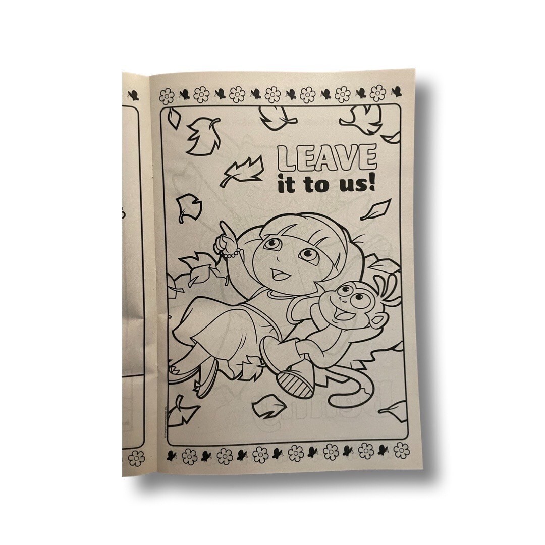 Coloring Book Pages Of Dora