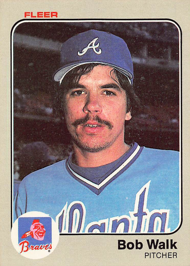 Bob Walk 1983 Fleer 149 Atlanta Braves Baseball Card | eBay