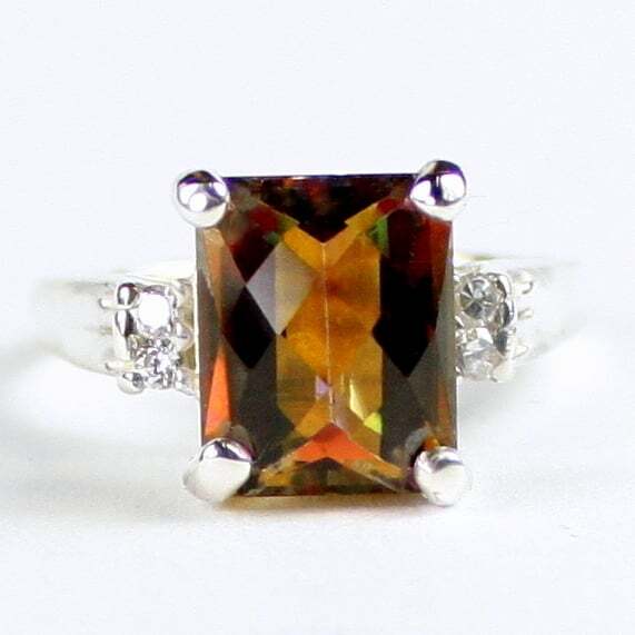 Sr221 Twilight Fire Topaz 925 Sterling Silver Ring | eBay