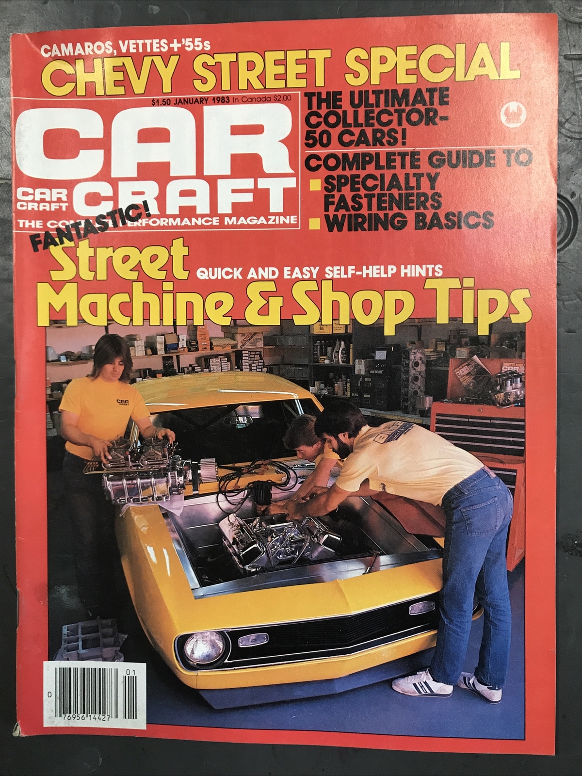 CAR CRAFT MAGAZINE JAN 1983 VOL 31 #1 CHEVY STREET SPECIAL-CAMAROS ...