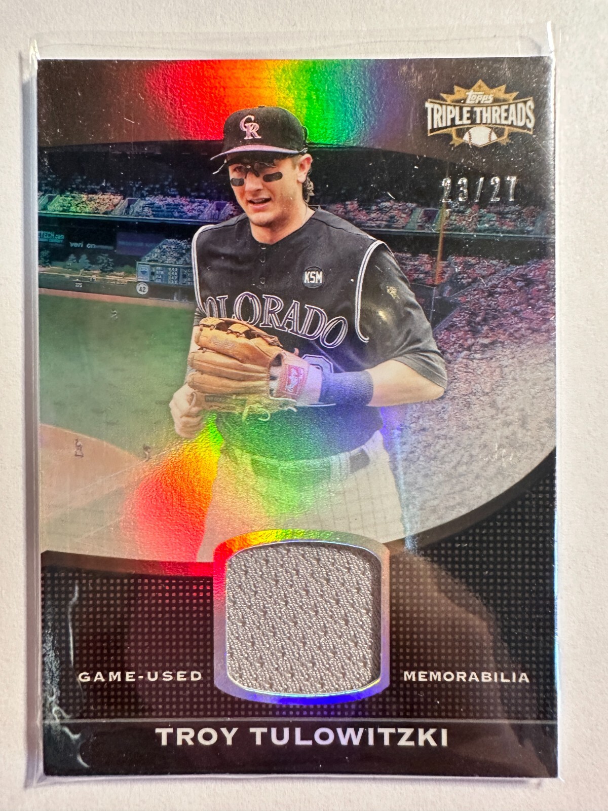 K99,601 - 2011 Topps Triple Threads Unity Jersey Sepia #TTUS215 Troy ...