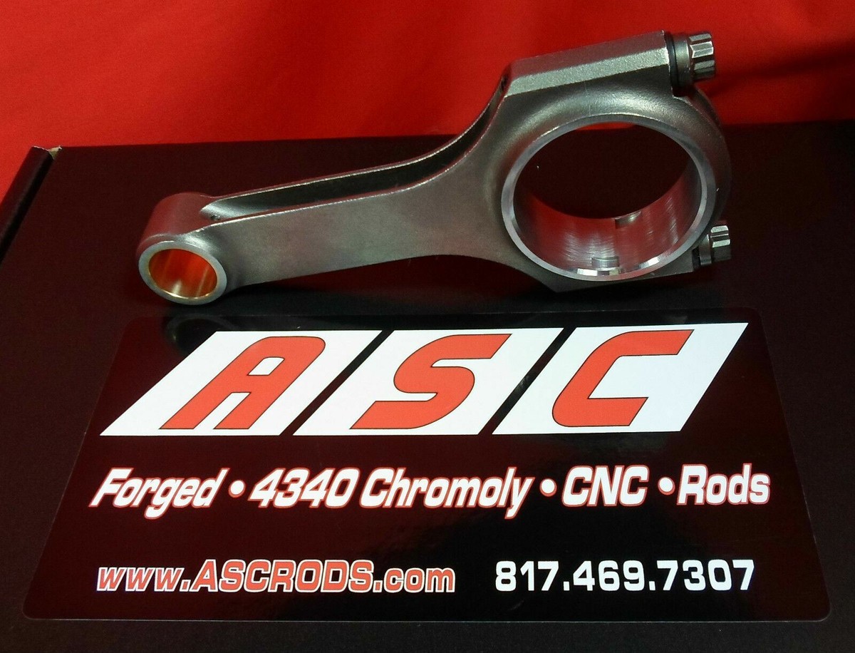 Asc H Beam Rods BTR 4340 FORGED H BEAM CONNECTING RODS W/ARP BOLTS,