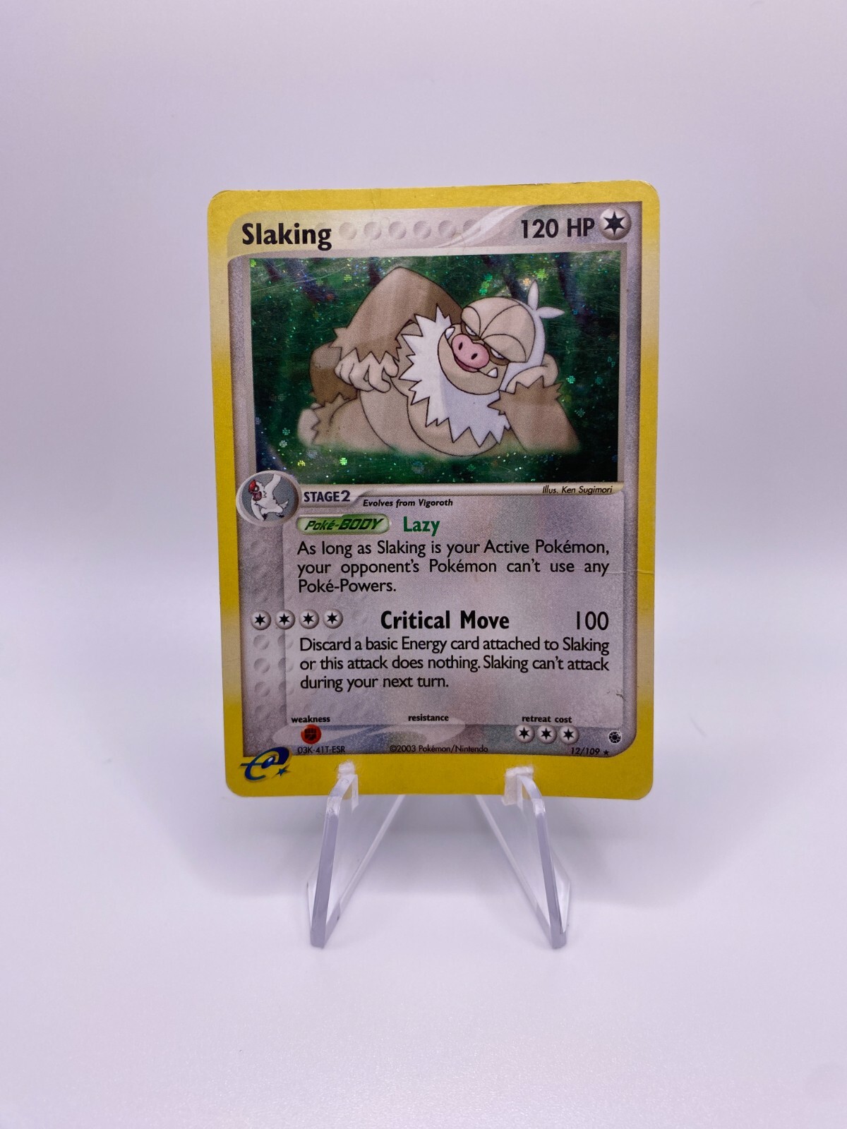 Pokémon TCG Slaking EX Ruby and Sapphire 12/109 Holo Holo Rare for sale ...
