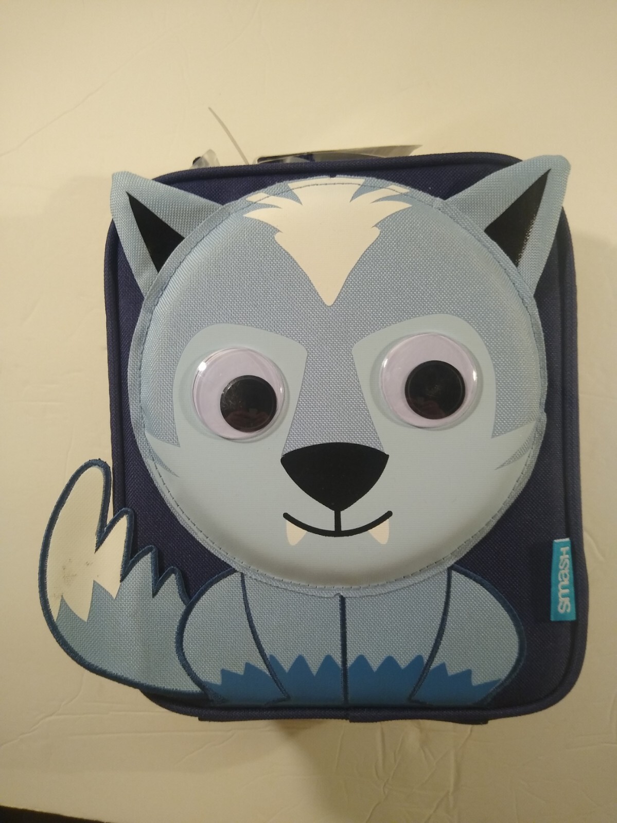 Smash 3D Ice Blue Fox Back To School Insulated Lunch Bag Blue IQ Lining ...