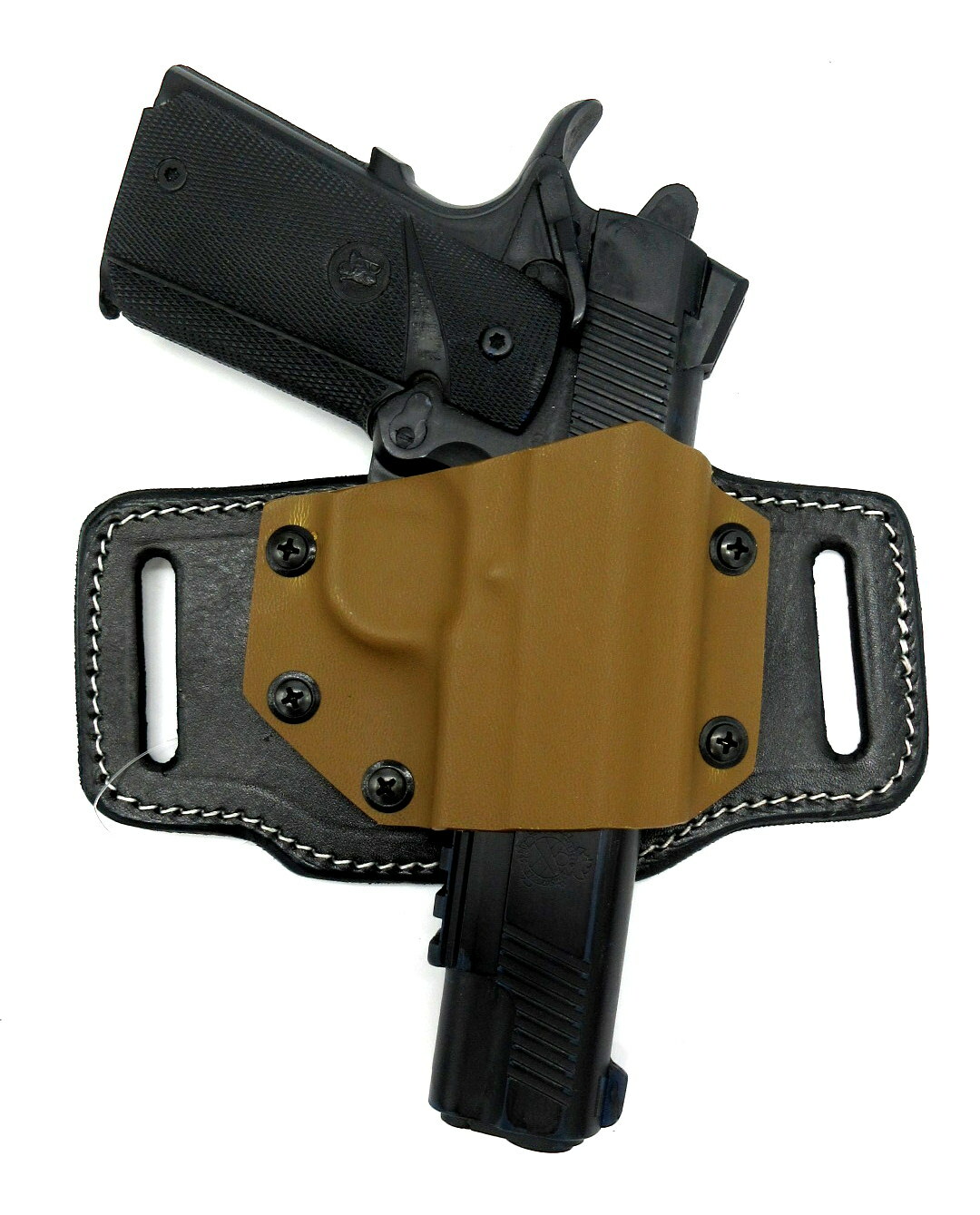 TAGUA Right Hand Kydex Leather Mini Partner Belt Holster for 5" 1911 ...