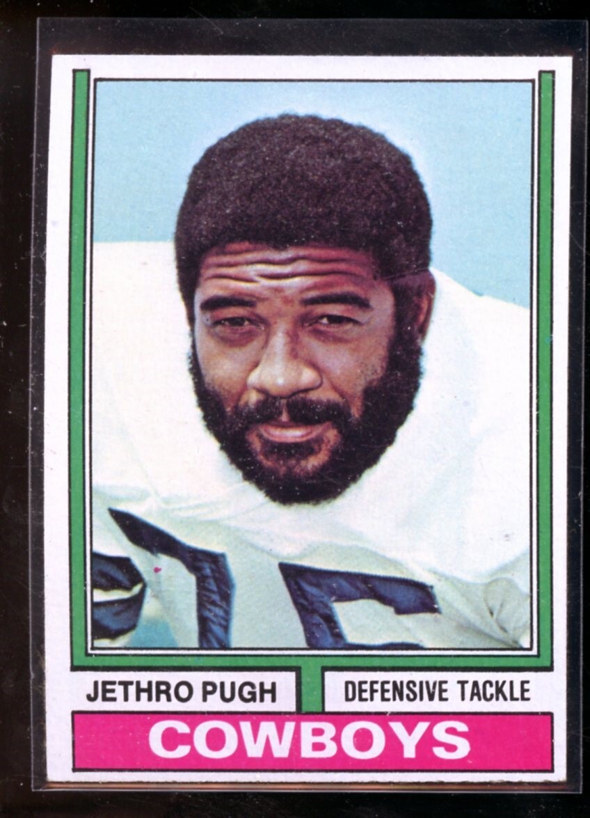 1974 TOPPS #387 JETHRO PUGH COWBOYS NRMINT A02898 | eBay