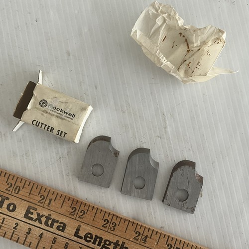 NOS Rockwell 35-100 3-Piece Molding Shaper Cutter Set | eBay