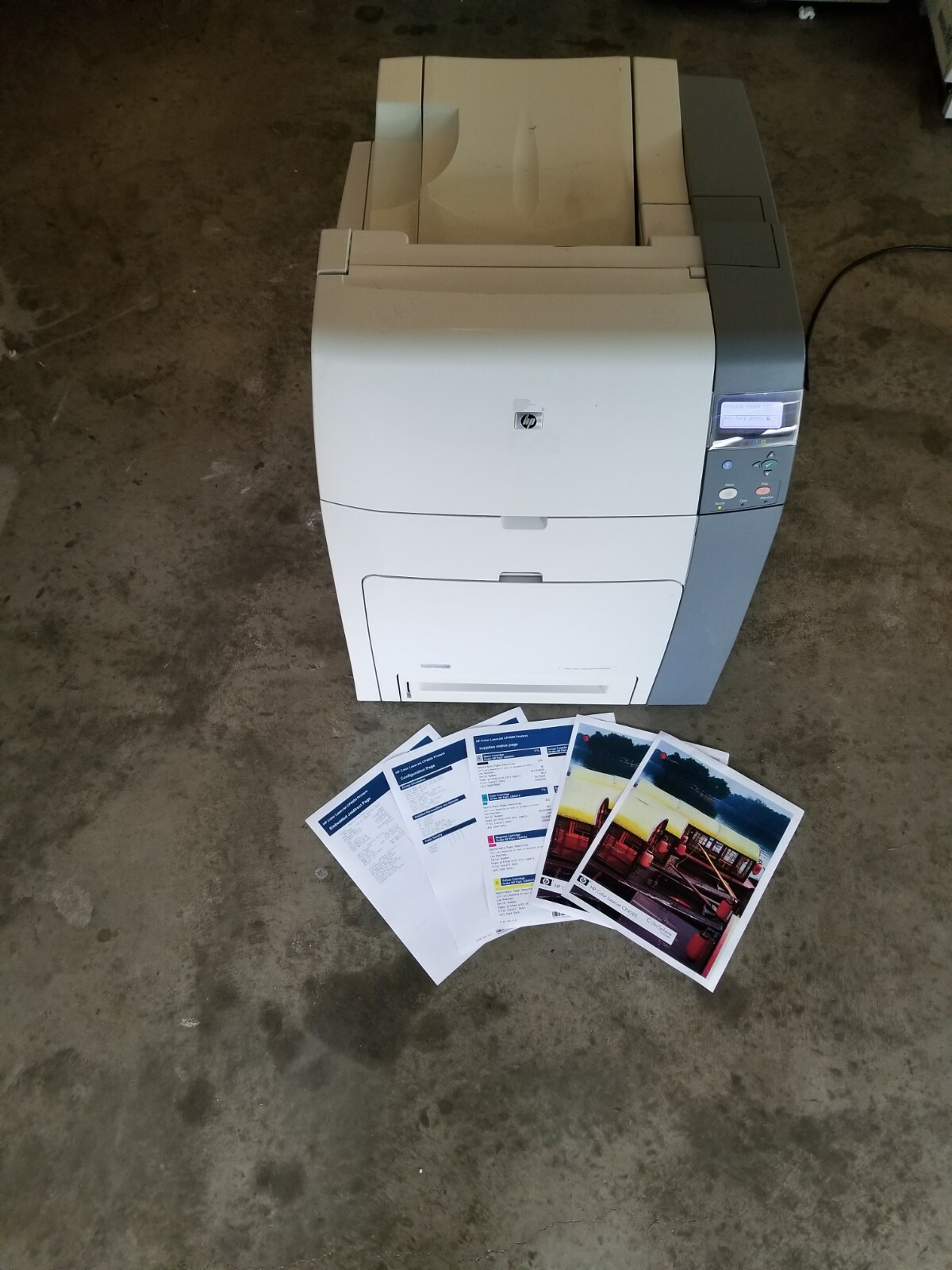 HP COLOR LASERJET CP4005N WORKGROUP LASER PRINTER | eBay