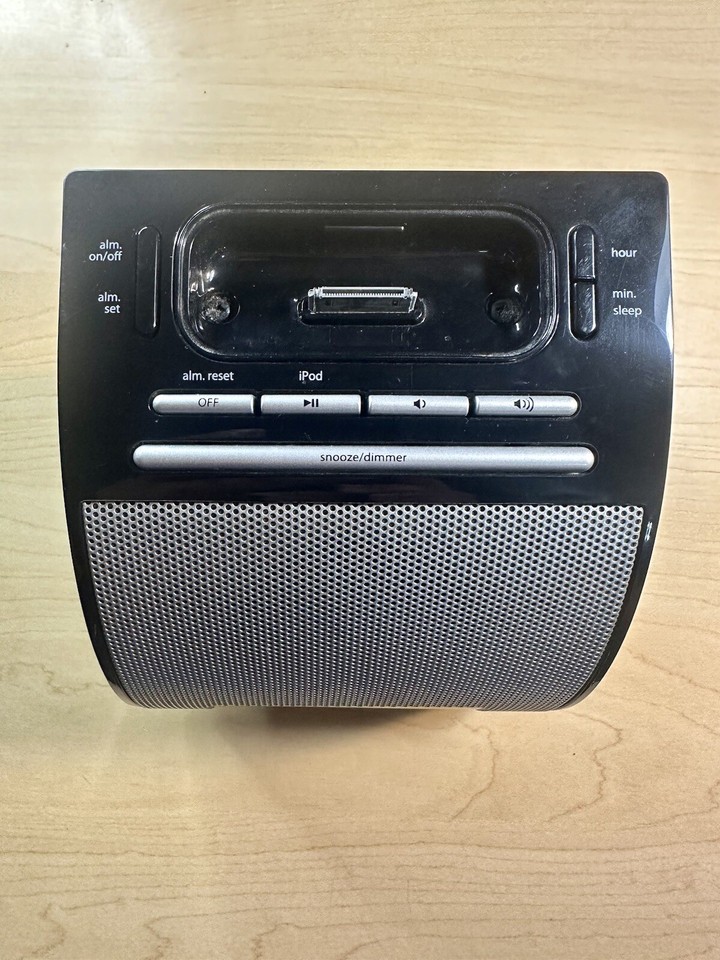 iHome IH110 iPod iPhone Sound Alarm Clock Dock Station Player Works | eBay