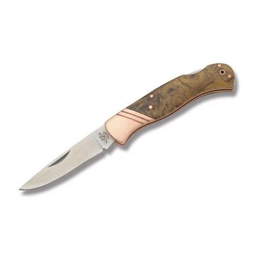 Old Forge Copper Fitted pocket knife Medium Lockback Free shipping USA ...