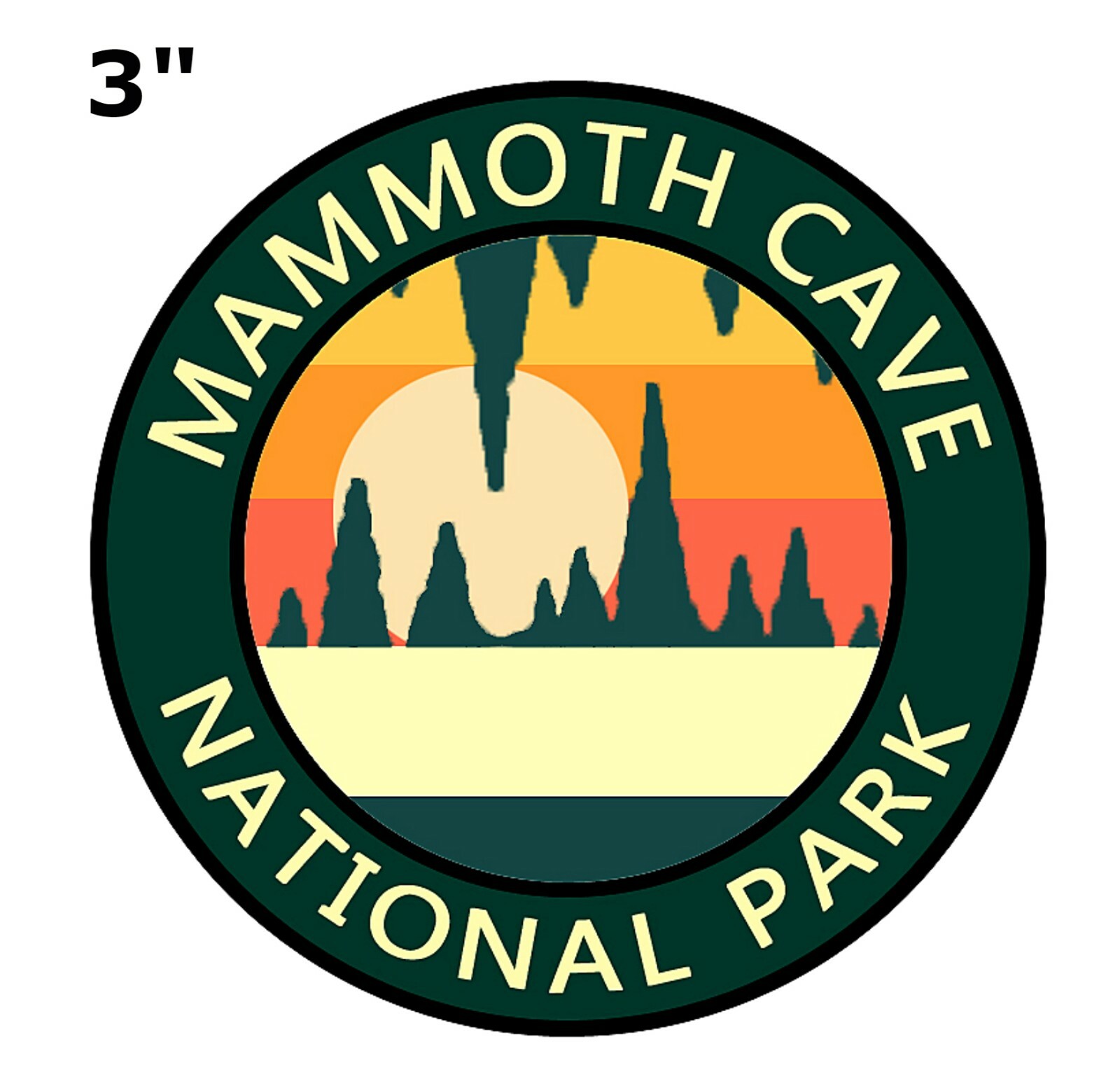 Mammoth Cave National Park VINYL DECAL CAR WINDOW WALL LAPTOP BUMPER ...