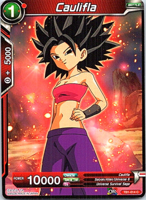 Caulifia TB1-014 C Dragon Ball Super Card TCG X1 | eBay