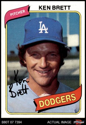 1980 Topps #521 Ken Brett Dodgers 8.5 - NM/MT+ | eBay