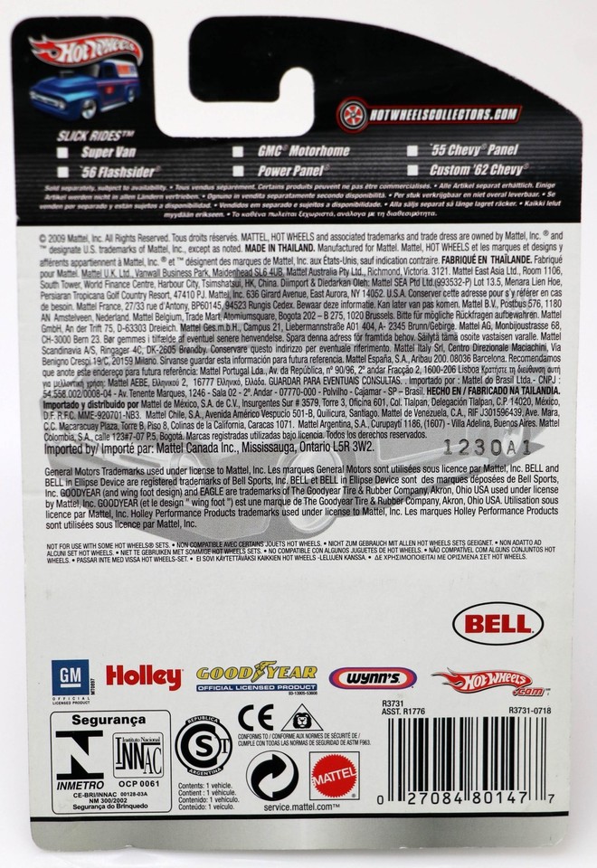 Hot Wheels Hooker Headers Power Panel Delivery Series - R3731 NRFP 2009 ...