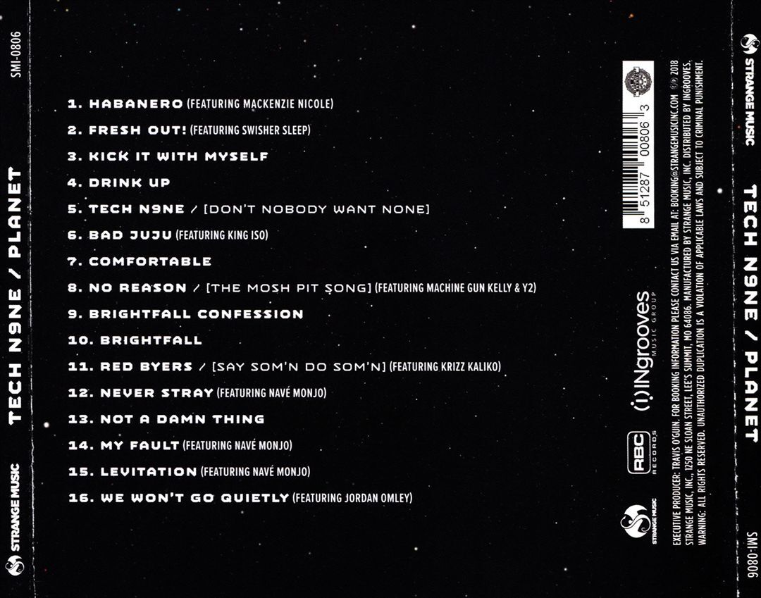 TECH N9NE - PLANET [PA] * NEW CD 851287008063| eBay