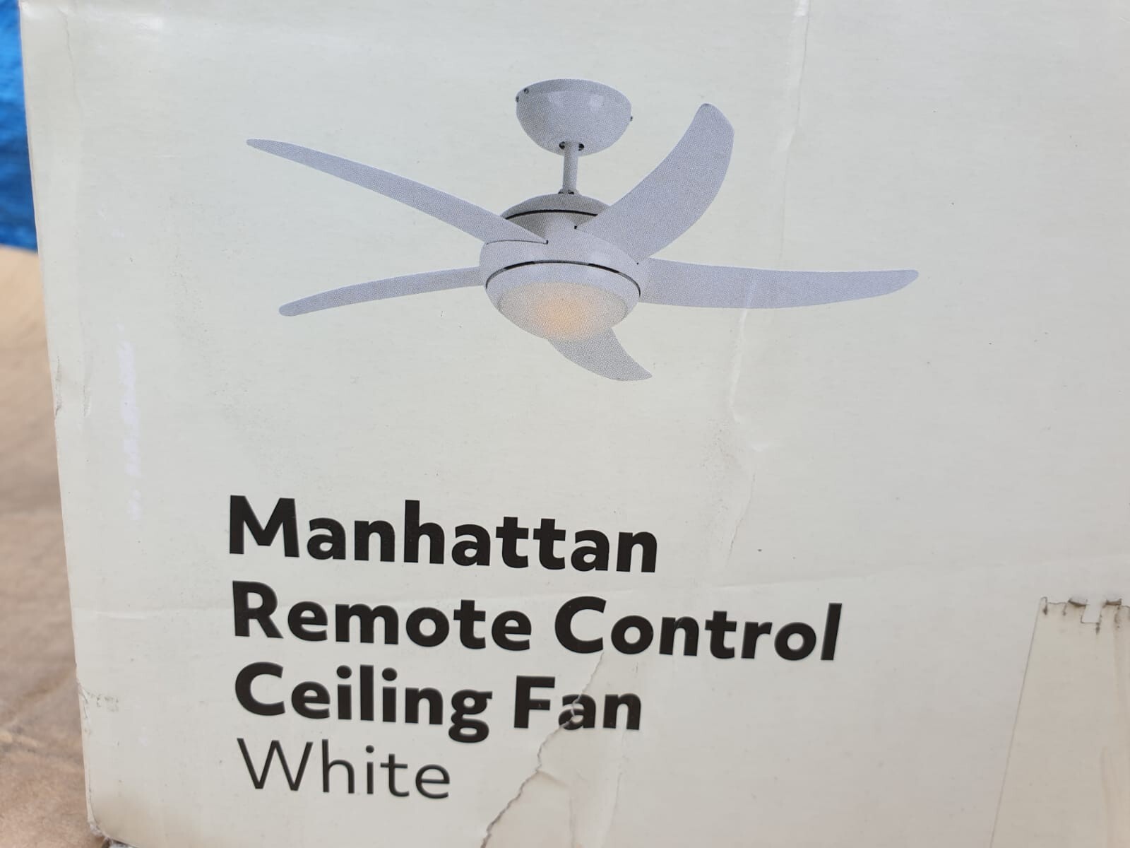 Manhattan Remote Control Ceiling Fan Installation | Shelly Lighting