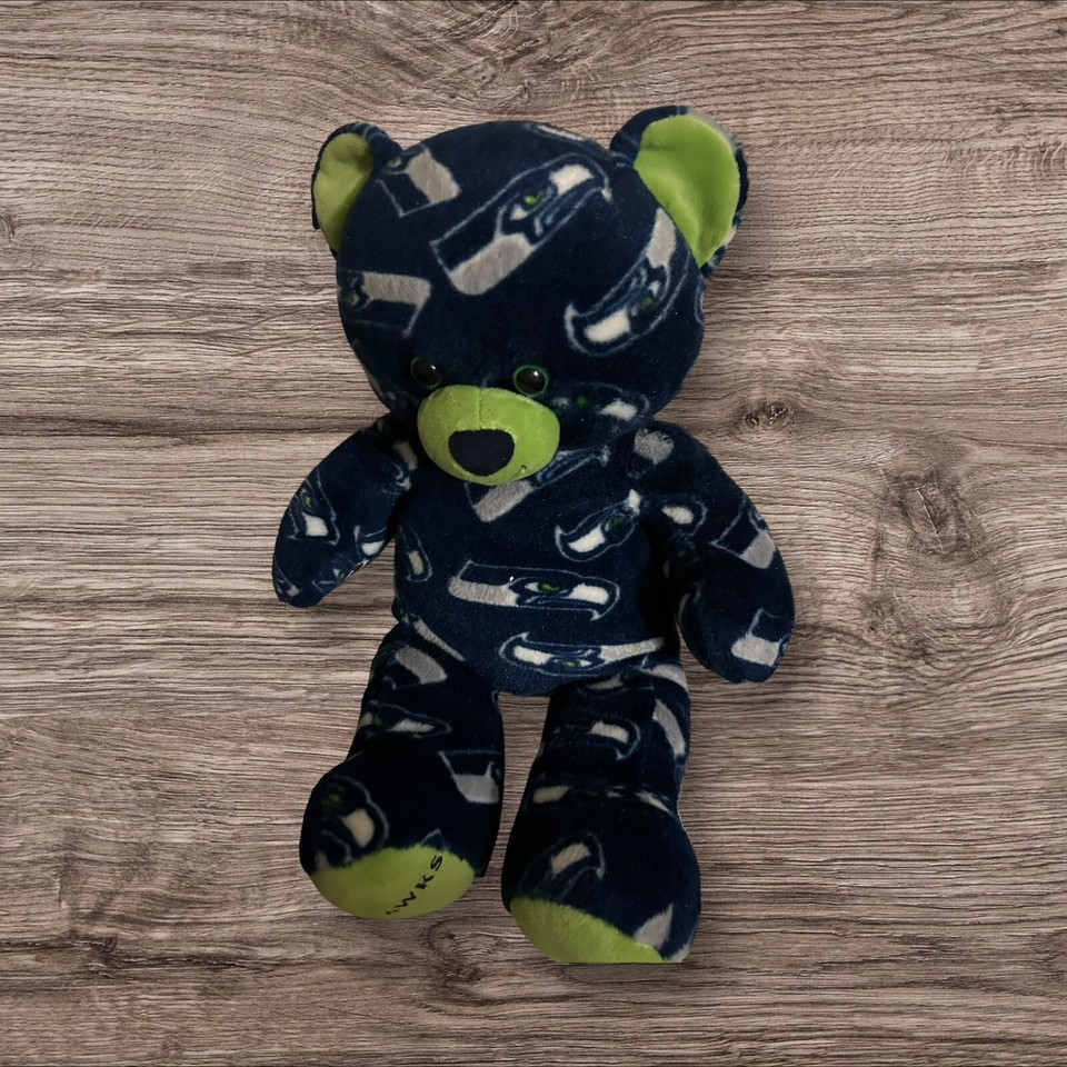 NFL OFFICIAL Build A Bear Seattle Seahawks Bear plush Stuffed Animal ...