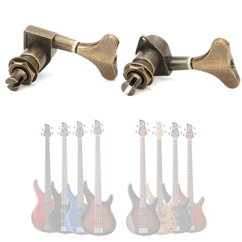 6 X Tuning Key All Sealed Fishtail Electric Bass Tuning Key 3L+3R HG5 ...