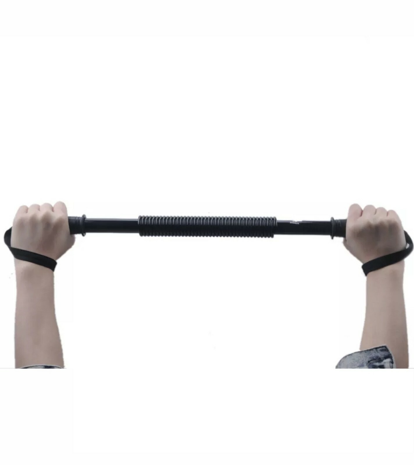 40KG FLEXIBLE POWER TWISTER STRETCH SPRING BENDY BAR GYM HOME FITNESS ...