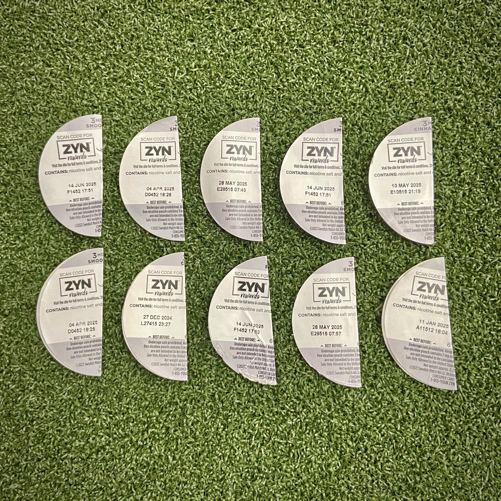 Lot 10 New Unused Zyn Codes - Pouch Rewards QR Codes -Redeem Points ...