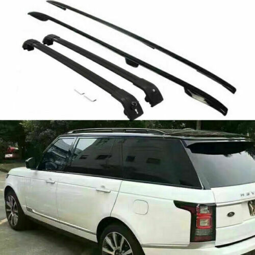 4P Aluminum Crossbars Cross Bars Rack Rail Fits for LR Range Rover LWB ...