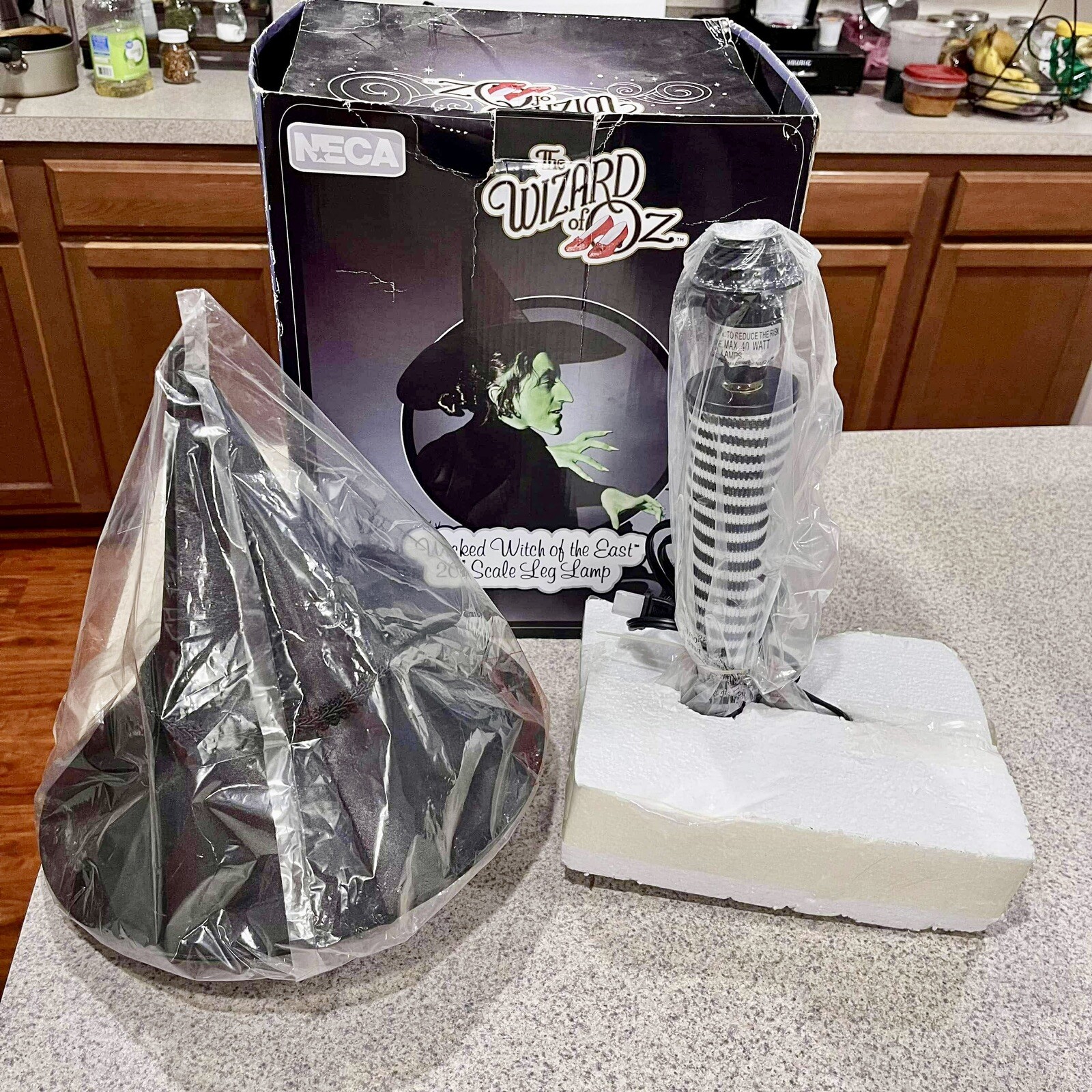 Wizard Of Oz Wicked Witch Hat Lamp Shade 20" Leg Lamp NECA Christmas ...