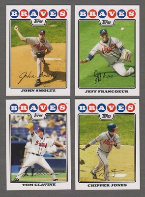 1980 to 2024 Topps Atlanta Braves Team Sets -- Pick Your Team and Year ...