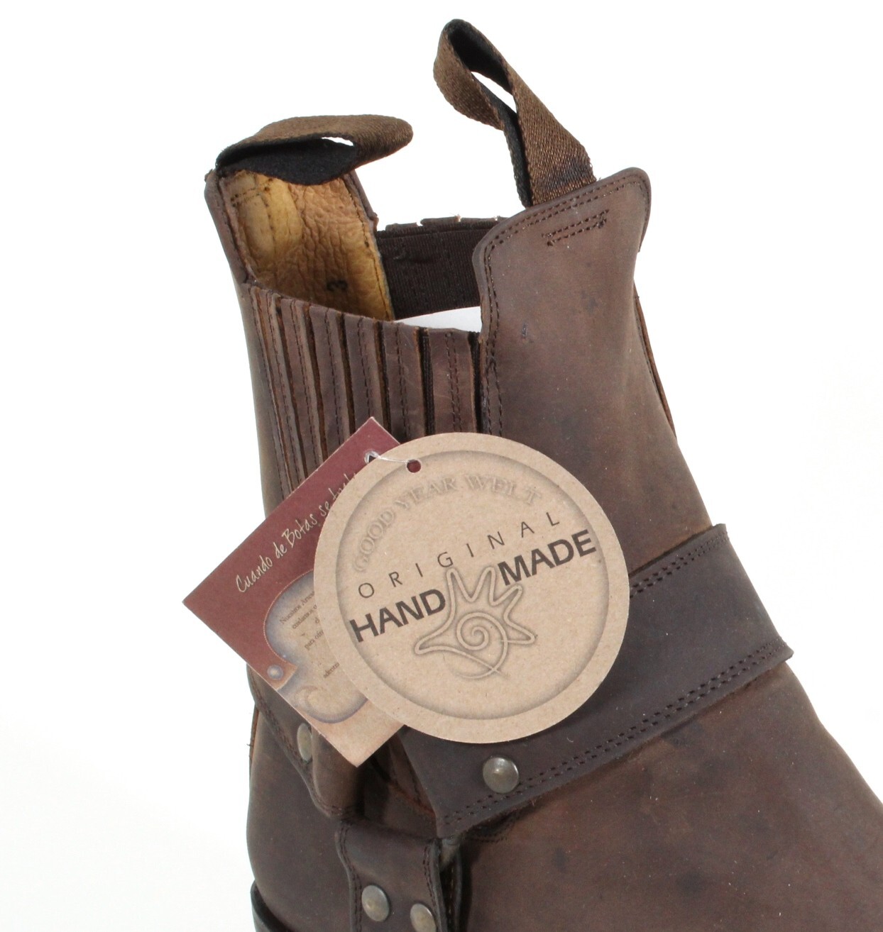 2 Stiefeletten Bikerstiefel Motorradstiefel Chopper Cruiser Leder Botas ...