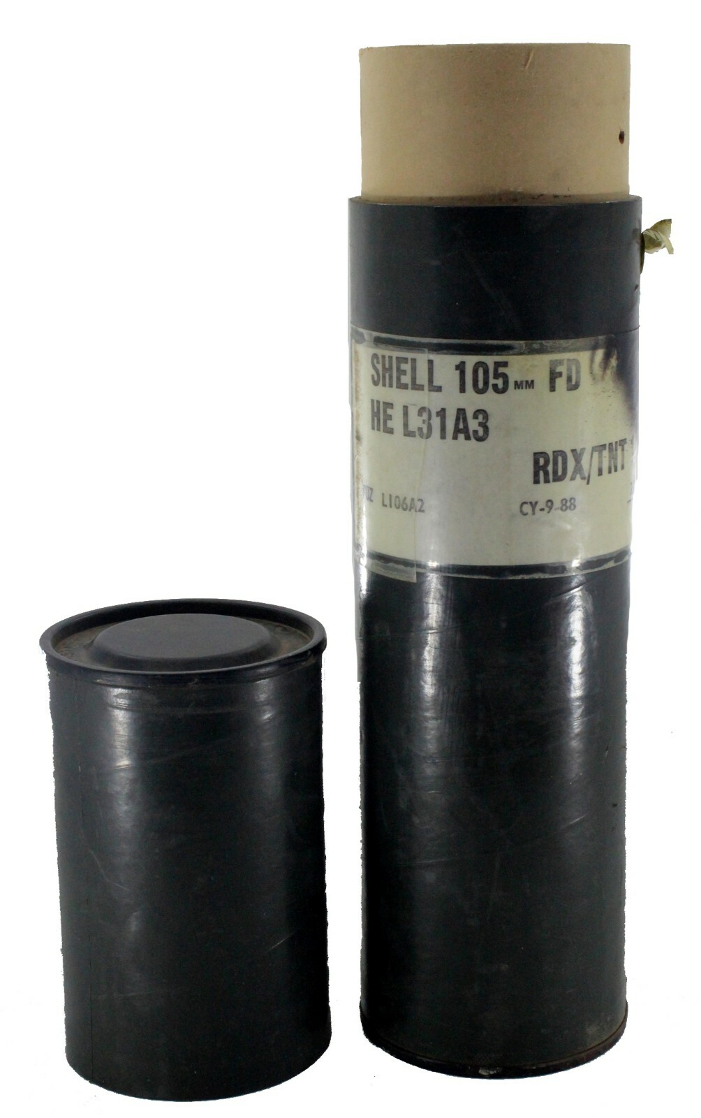 Artillery Shell Howitzer Cardboard Storage Tube 105mm 58(H)x13(D) cm | eBay